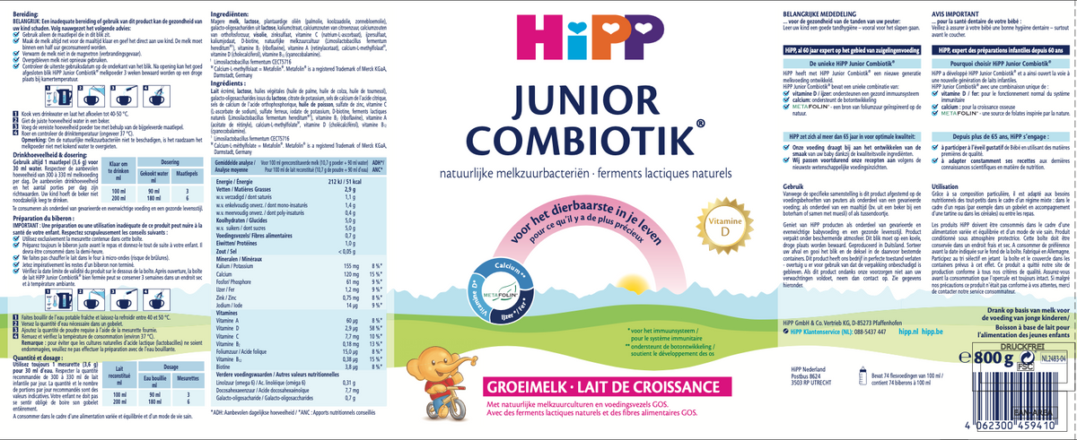 HiPP Dutch Stage 4 Bio Combiotik | Save Up to 30% on Baby Formula – My ...
