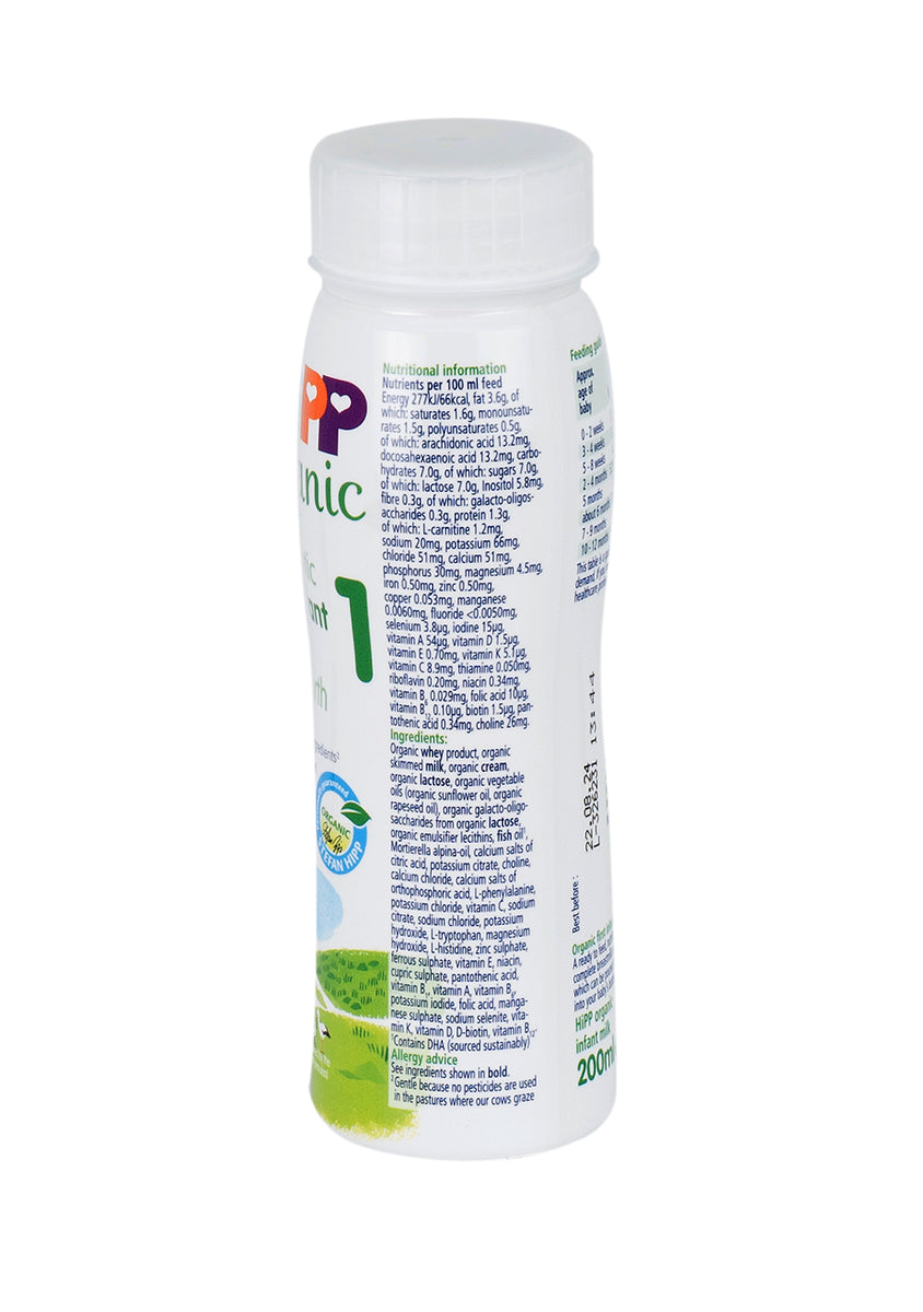 HiPP UK Stage 1 Formula (6 x 200ml) | Save Up to 30% on Infant Formula ...
