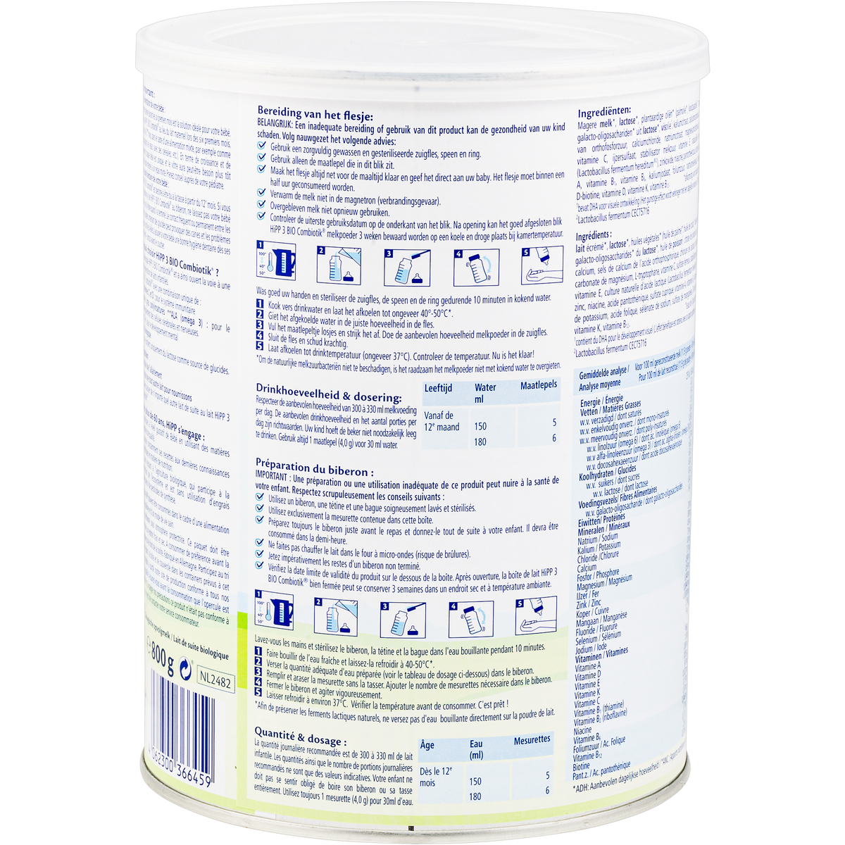 HiPP Dutch Stage 3 Bio Combiotik | Save Up to 30% on Baby Formula – My ...