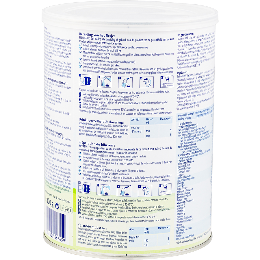 HiPP Dutch Stage 3 Bio Combiotik | Save Up to 30% on Baby Formula – My ...